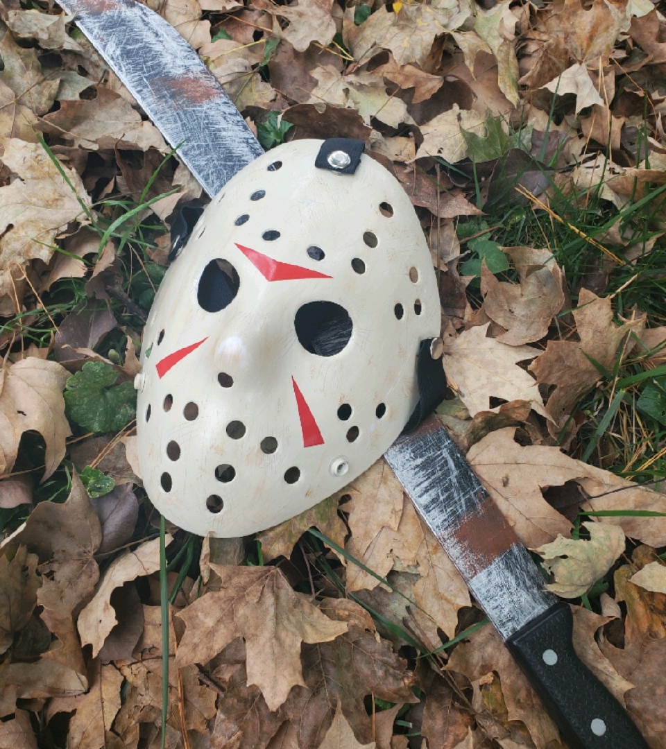 finished up my part 3 jason mask as well as 80% of the costume itself ...