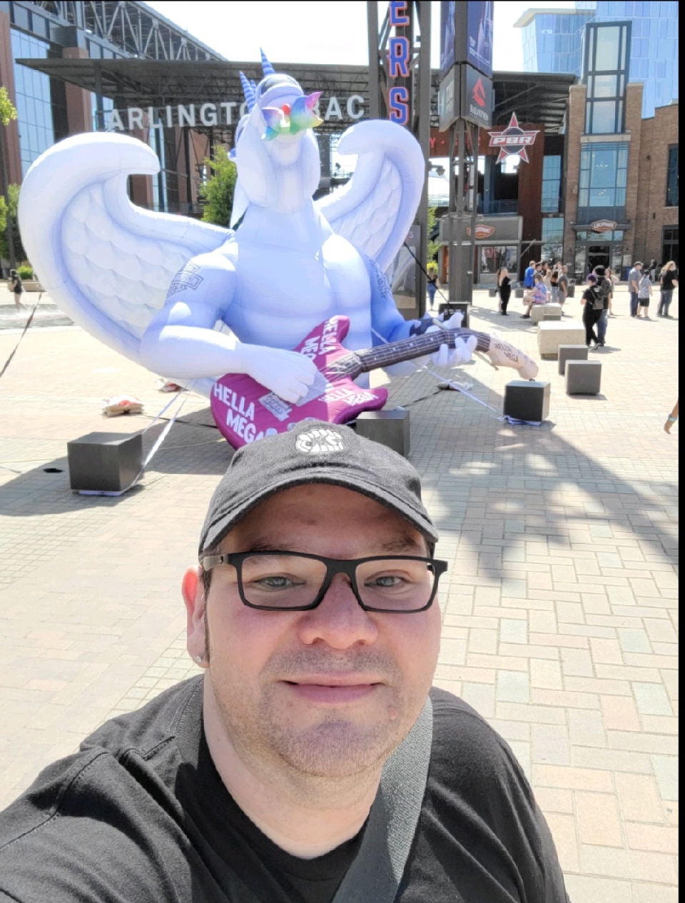 What's more punk rock that an inflatable rainbow puking unicorn playing ...