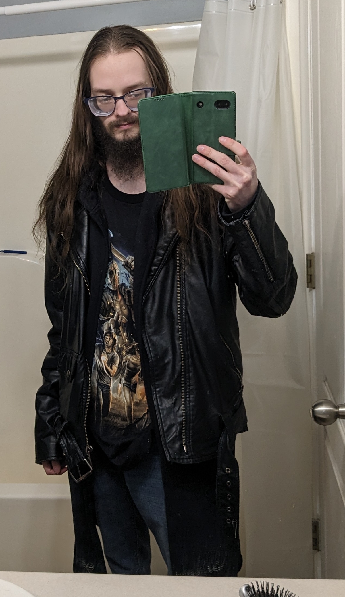 The INK Cloak and Leather Jacket combo definitely gives me Super ...