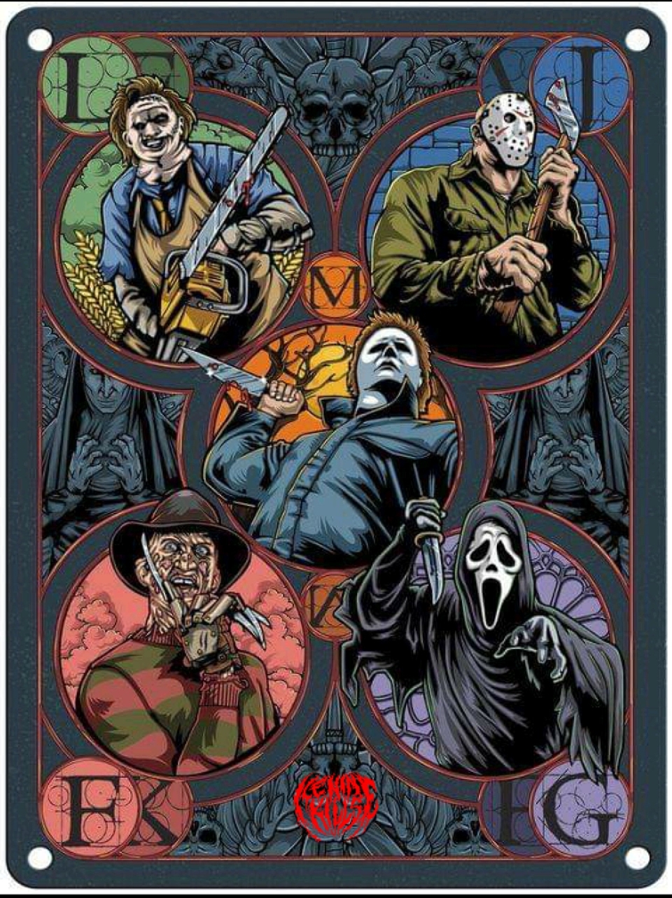 My favorite slashers! This would be cool as a shirt or a banner # ...