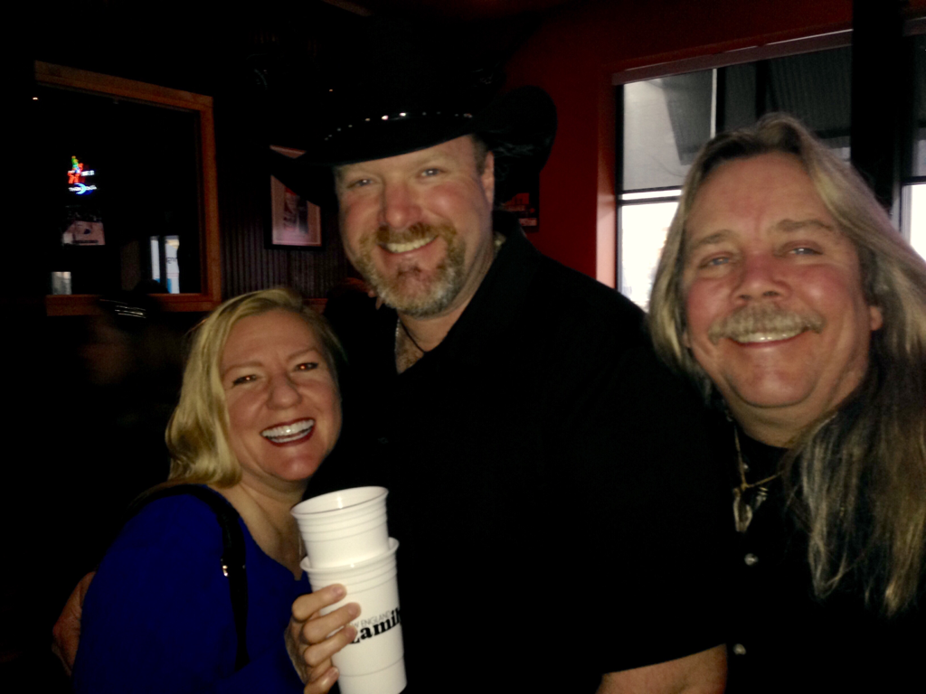 Hanging out with Marty and his wife at a New England Zamily Party!!